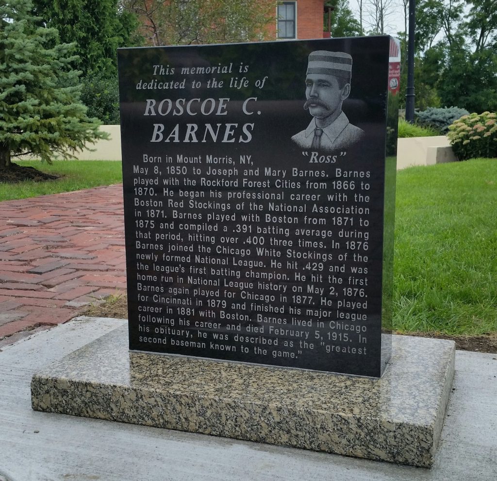 Ross Barnes Is First Baseball Pioneer Honored in Monument Series ...